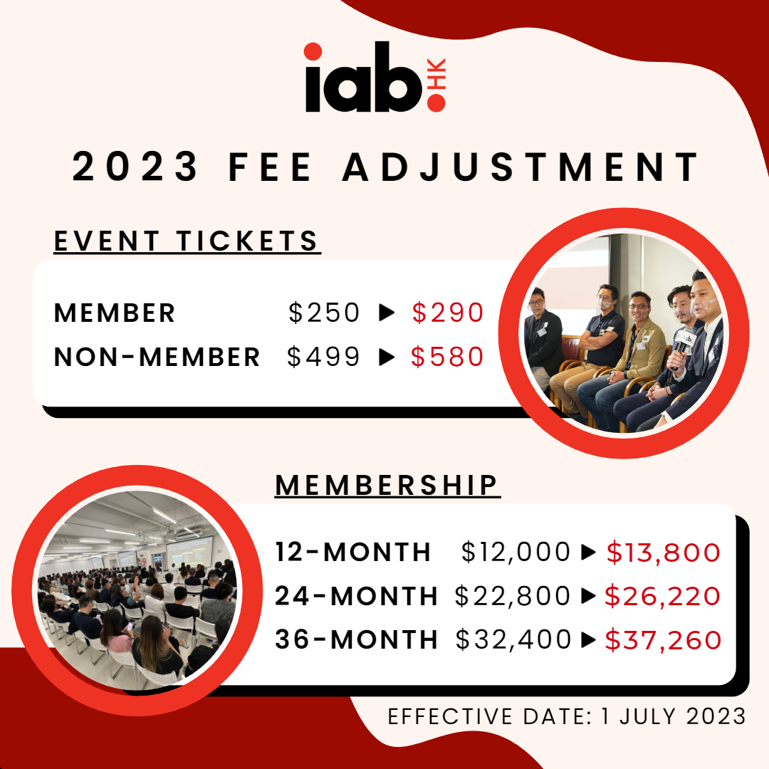 2023 Membership & Ticketing Fee Adjustment | Interactive Advertising ...